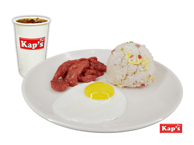 Tosilog (Pork) w/ Drink (S2) - Kaps Tapsi