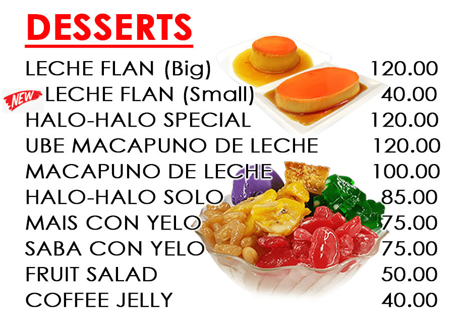 Kap's (Tapsi) Restaurant Menu - March 2023