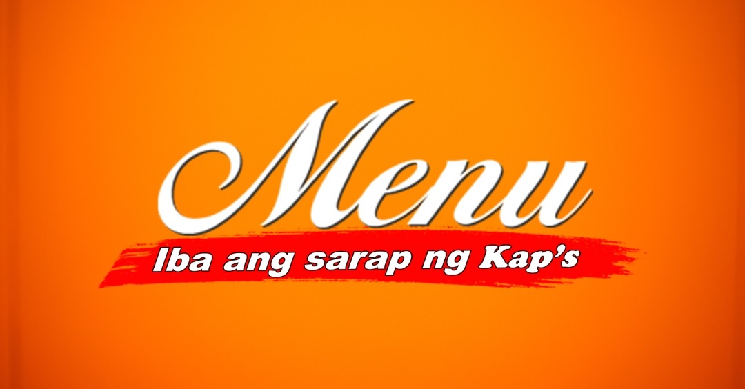 Kap's Tapsi Menu